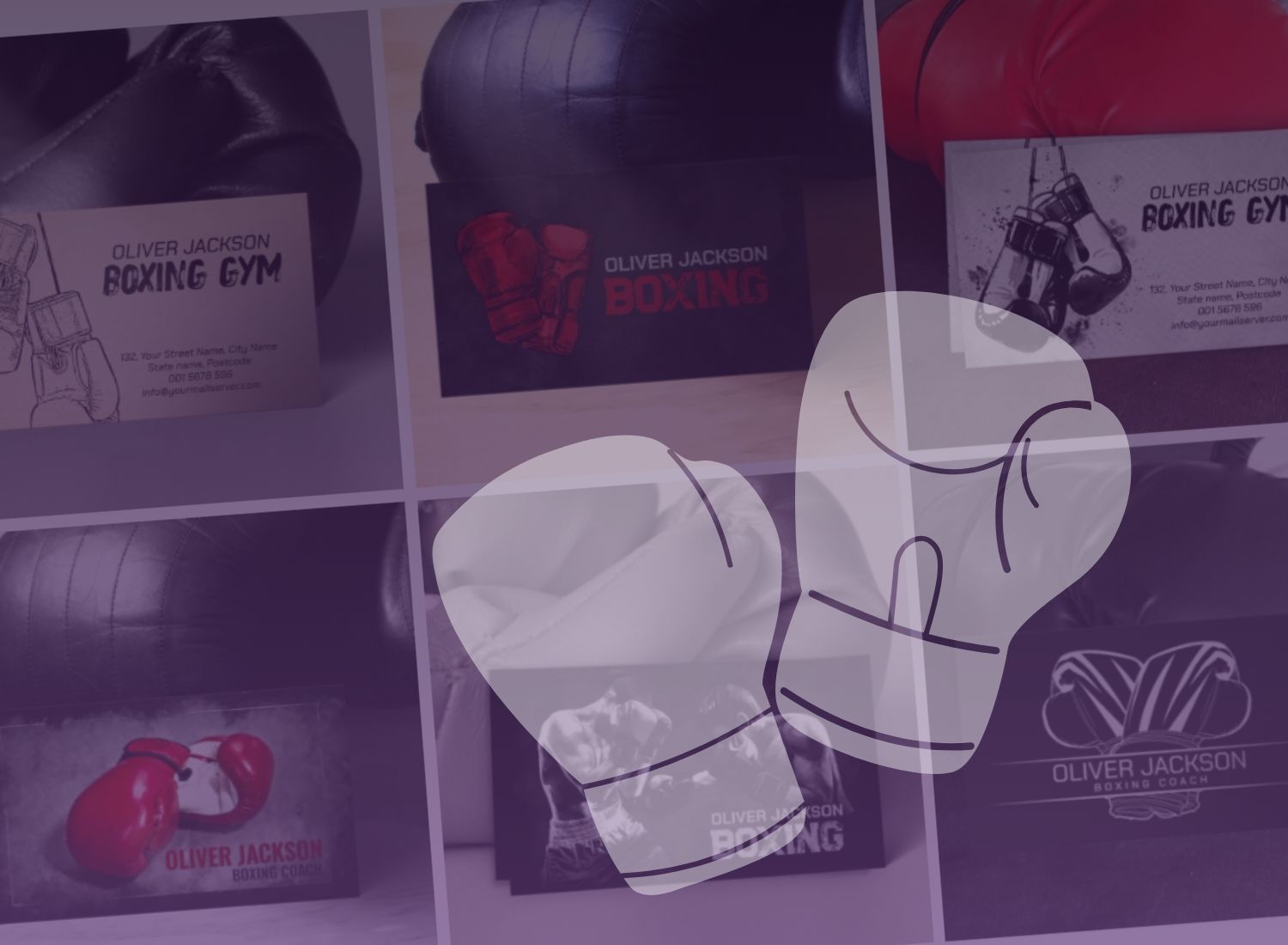 Boxing Coach Business Cards - Bold Designs for Trainers & Gyms